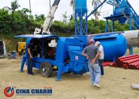 China 176kw Diesel powerTrailer mounted concrete pump 90m3/h Capacity for sale