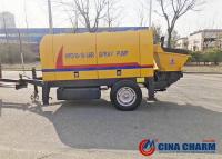 China High Reliability Trailer Mounted Concrete Pump Easy To Move For Small Construction Projects for sale