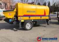 China High Reliability Trailer Mounted Concrete Pump Easy To Move For Small Construction Projects for sale
