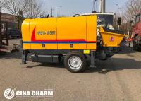 China High Reliability Trailer Mounted Concrete Pump Easy To Move For Small Construction Projects for sale