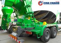 China Rational Structure Concrete Mixer Vehicle With 10 Cubic Meter / 12 Cubic Meter for sale