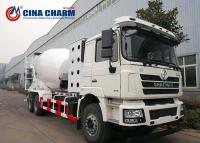 China 8 Cubic Meters Truck Mounted Concrete Mixer , Cement Mixer Truck 213kw for sale