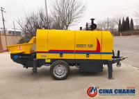 China Electric / Diesel Trailer Mounted Concrete Pump High Efficiency 50m3/H for sale