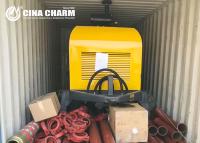 China Electric / Diesel Trailer Mounted Concrete Pump High Efficiency 50m3/H for sale