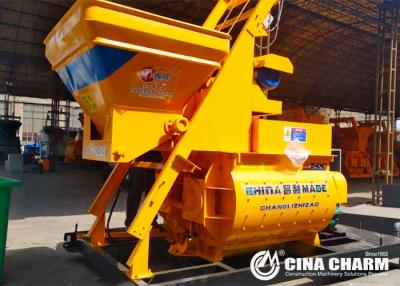 China Self Loading Concrete Mixer Machine , Twin Shaft Cement Concrete Machine for sale