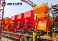 China Drum Type Concrete Mixer , Small Portable Cement Mixer 350L Output Volume for sale