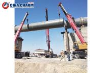 China Sponge Iron Dolomite Aluminium Oxide Mini Cement Plant , Rotary Kiln Cement Clinker Calcination Machine for sale