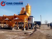 China Height 4.1m HZS25 Concrete Mixing Plant For Construction Work for sale