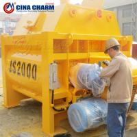 China Double Shaft Js2000 120m3/H Hydraulic Concrete Mixer for sale