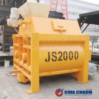 China Double Shaft Js2000 120m3/H Hydraulic Concrete Mixer for sale