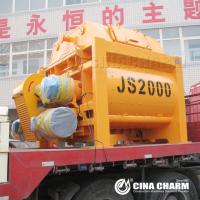 China Double Shaft Js2000 120m3/H Hydraulic Concrete Mixer for sale