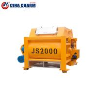 China Twin Shaft Forced Js2000 560L Electric Concrete Mixer for sale