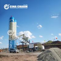 China Hydraulic Hopper Hzs60 1000L Small Concrete Mixing Plant for sale