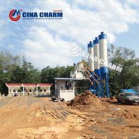 China Hydraulic Hopper Hzs60 1000L Small Concrete Mixing Plant for sale