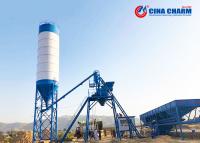 China Ports HZS35 Discharging 750L Concrete Mixing Plant for sale