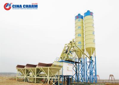 China Civil Infrastructure 75m3/H HZS75 Concrete Mixing Plant for sale