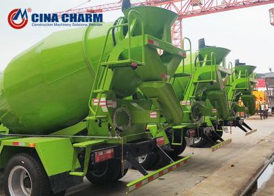 China Fuel Tank 700L 4m3 Concrete Cement Mixer Truck for sale