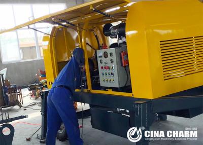 China Portable Mini 30m3/hr Trailer Mounted Concrete Pump Machine for sale