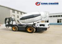China 4 Wheel Driver 1.2m3 Self Loading Concrete Mixer Truck for sale