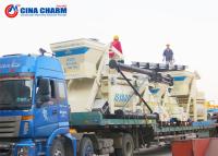China Twin Shaft Discharge 0.75m3 JS750 Concrete Mixer Machine for sale