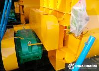 China Twin Shaft Discharge 0.75m3 JS750 Concrete Mixer Machine for sale