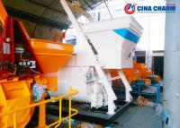China Twin Shaft Discharge 0.75m3 JS750 Concrete Mixer Machine for sale
