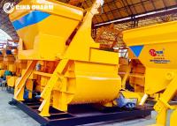 China Twin Shaft Discharge 0.75m3 JS750 Concrete Mixer Machine for sale