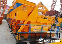 China Stationary Small Automatic Capacity JS750 Twin Shaft Concrete Mixer for sale