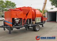 China Diesel And Electric Engine 30m3 Portable Concrete Pump Pumping Machine for sale