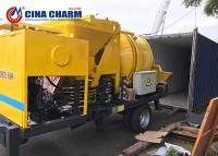 China 20m3/H concrete pump trailer Diesel Engine Concrete Line Pump for sale