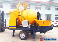 China JBS40 Portable Mobile Concrete Mixer With Pump 40M3/Hr Construction Engineering for sale