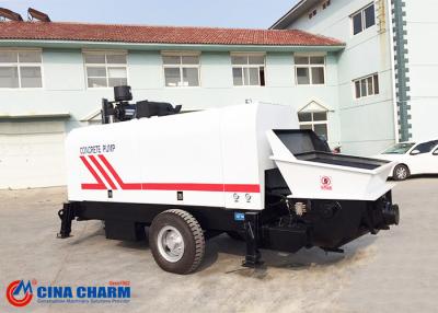 China HBTS60 60m3/H Concrete Mixer Machine Pump Trailer Mounted for sale