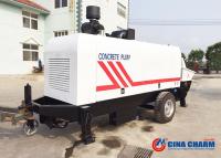 China 40m3/H Portable Truck Trailer Mounted Concrete Pump Diesel Engine for sale