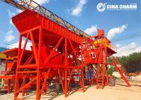 China 35m3/hr Electric Mobile Concrete Batch Plant Stationary Concrete Batching Plant for sale