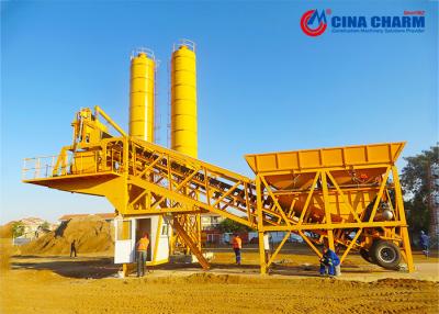China 35m3/hr Electric Mobile Concrete Batch Plant Stationary Concrete Batching Plant for sale