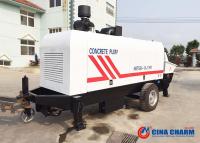 China 30TPH Portable Diesel Concrete Mixer Pump Building Equipment for sale
