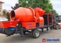 China Diesel Type 560L Small Concrete Mixer And Pump Machine Equipment for sale