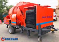 China Diesel Type 560L Small Concrete Mixer And Pump Machine Equipment for sale