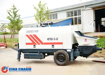 China Hydraulic Mobile Diesel 40m3/h Trailer Mounted Concrete Pump S - Pipe Valve for sale