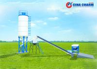 China H3800mm HZS25 Concrete Mixing Plant Lift Hopper Cement Plant Concrete Machinery for sale