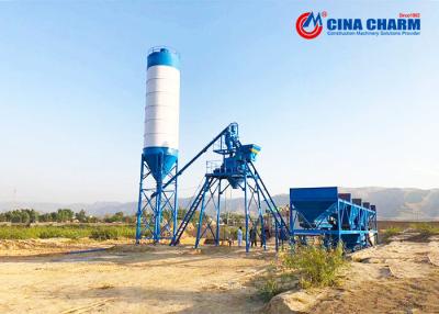 China 50CBM/Hr HZS50 Stationary Concrete Batching Plant Rmc Concrete Plant for sale