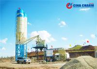 China HZS50 Portable Twin Shaft Mixer Batching Plant stationary concrete batching plant for sale