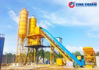 China Belt Type HZS60 Cement Mixing Plant PLD1600 Batching Machine for sale