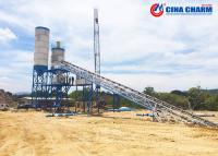 China 60m3/H Wet Mix HZS60 Concrete Batching Plant Equipment Building Works for sale