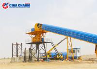 China Stationary HZS60 60m3/H Concrete Mixing Plant Equipment 4100mm Discharging for sale
