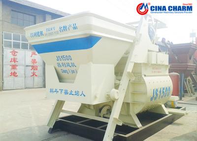 China JS500 25m3/h Twin Shaft Concrete Mixer 0.5m3 Js500 Electric Concrete Mixer for sale