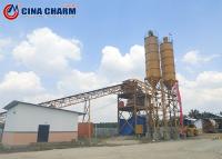 China 90CBM Belt Type Portable Concrete Batch Plant Js1500 Welded Type 150T Cement Silo for sale