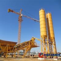 China New Type Advanced 50m3/H Small Mobile Concrete Batching Plant YHZS50 for sale