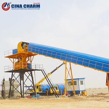 China Electric Working Type HZS25 Concrete Ready Mix Plants With PLD800 for sale