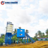 China 60m³/H High Accuracy Eco-Friendly Portable Concrete Batch Plant 80mm for sale